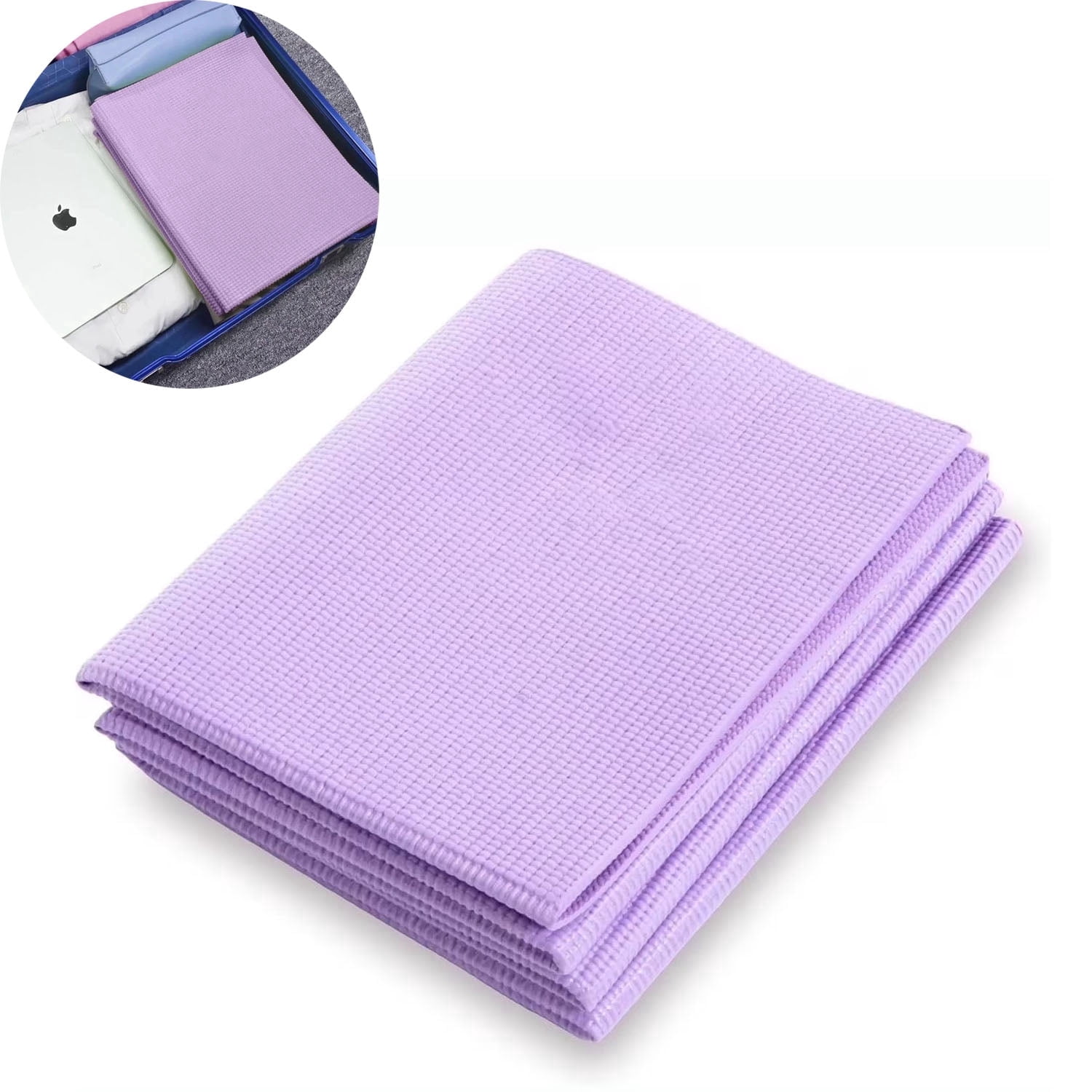 Folding Yoga Travel Pilates Mat Foldable Easy to Carry to Class Beach ...