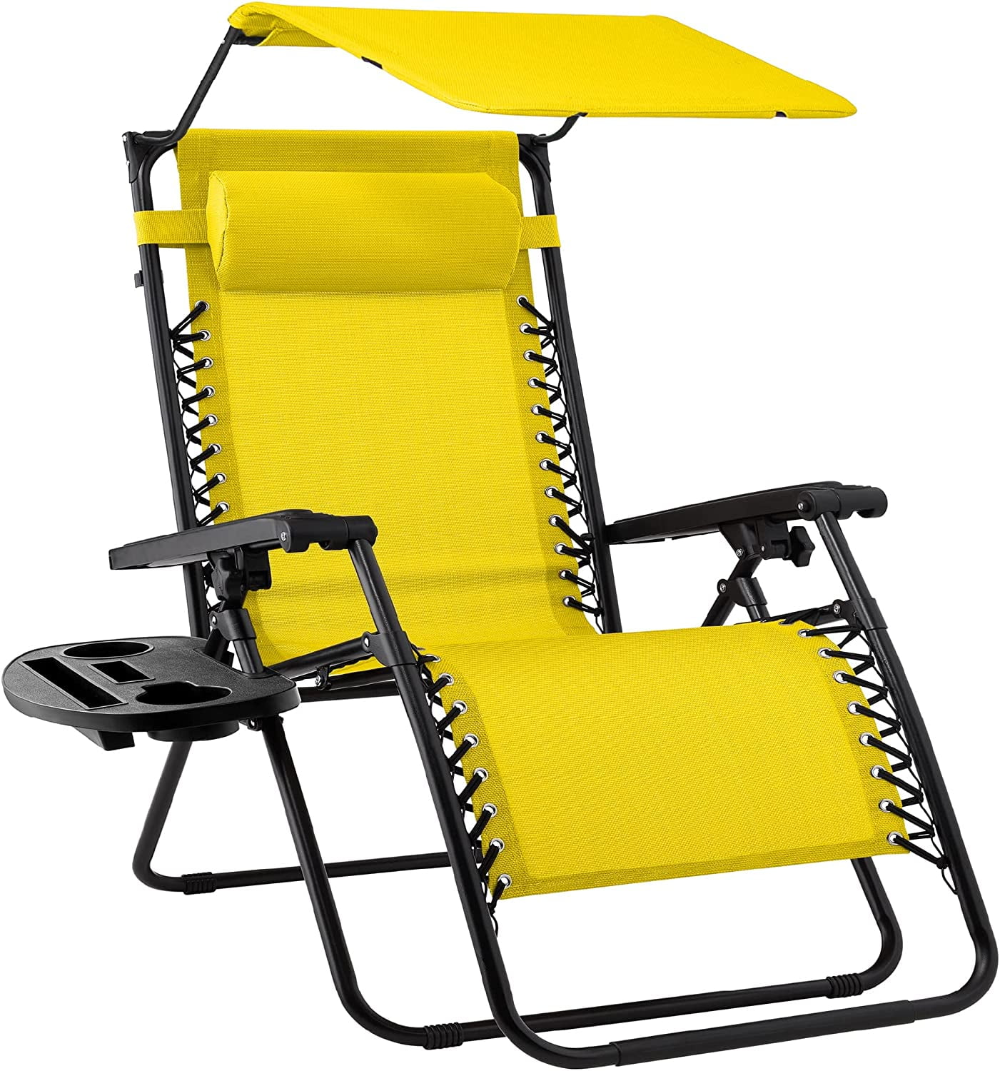 Yellow zero gravity sun loungers store