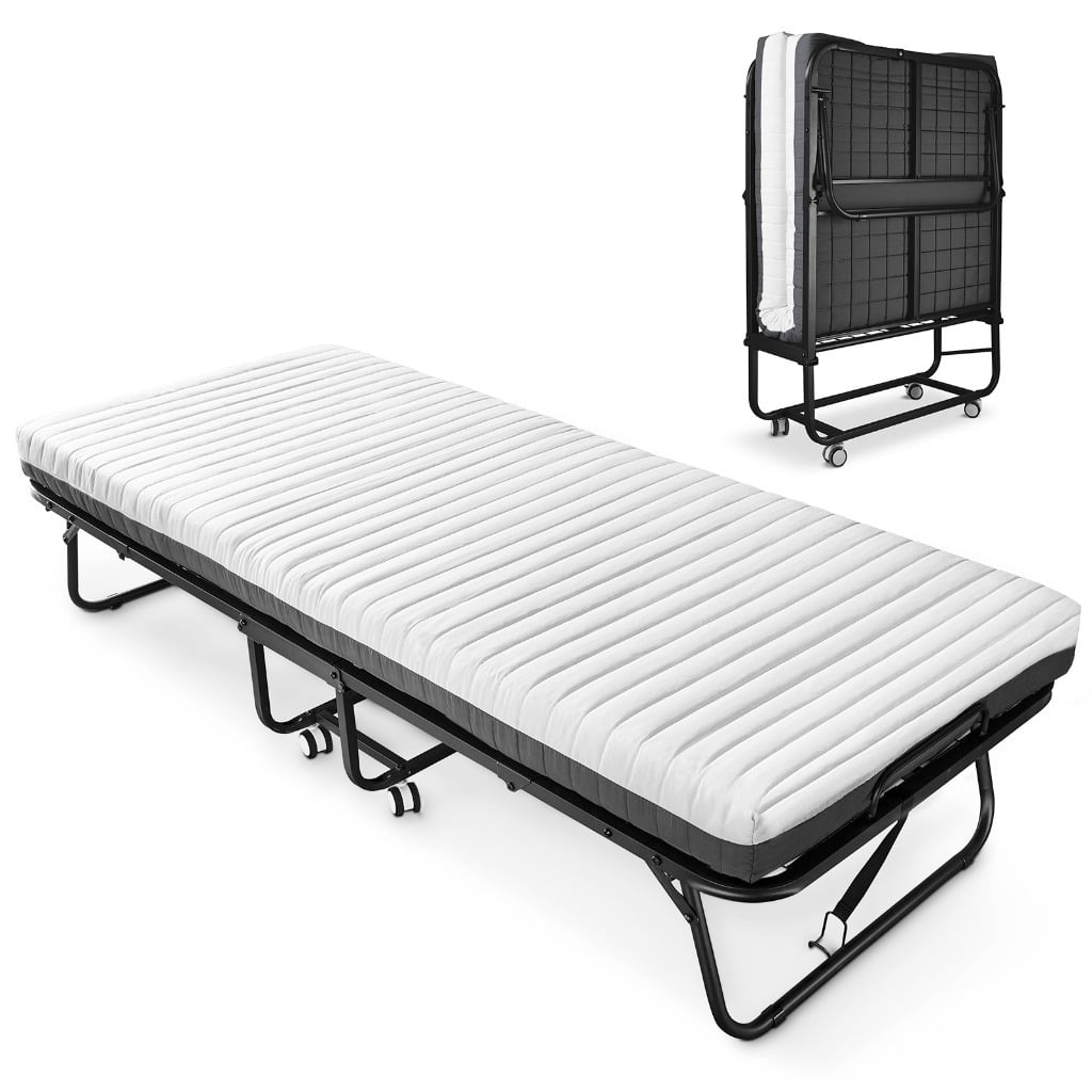 Folding bed, portable lounge bed, 75 * 46 inches, mattress included ...