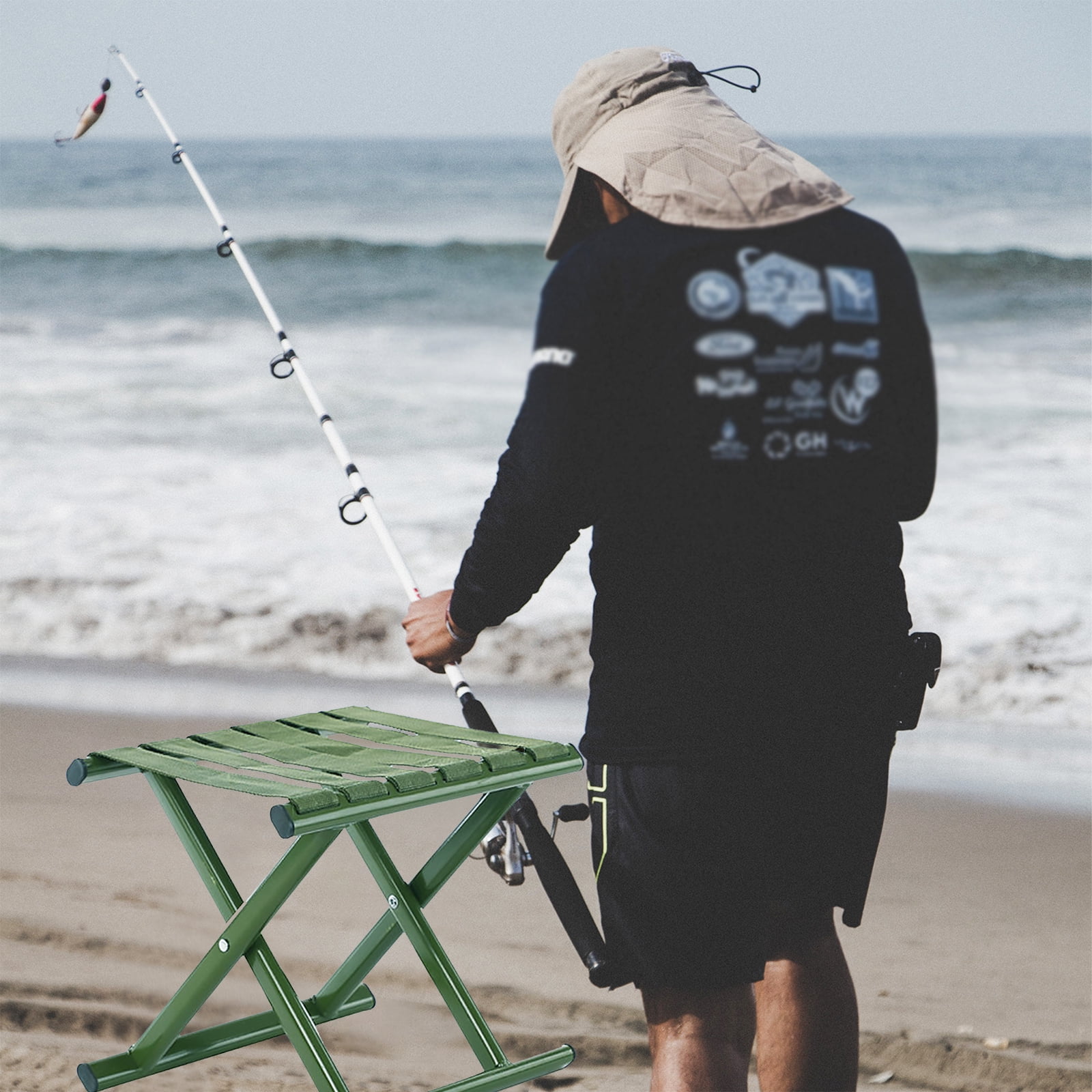 Folding bench,Camp Chair Bbq Chair Portable Stool Stool Seat Camp T Bbq ...