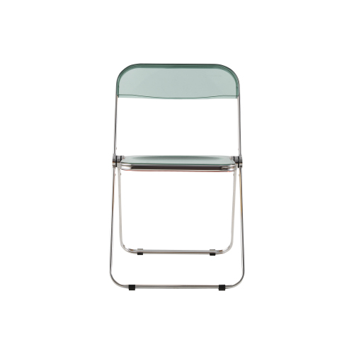 Folding blue-green Chair Transparent Chairs-Ghost Stackable Crystal ...