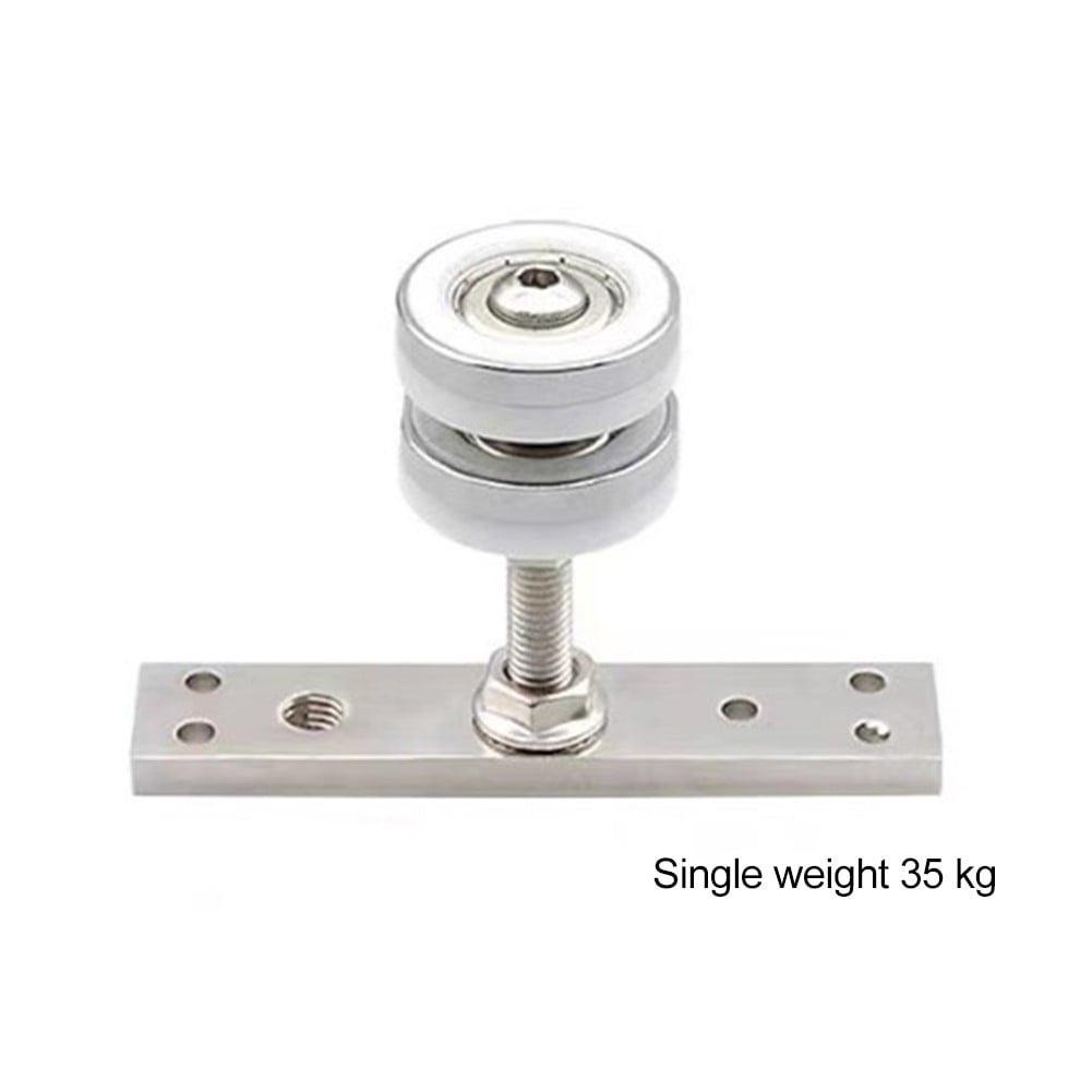 Folding hanging wheel wooden door sliding screen pulley hanging rail ...