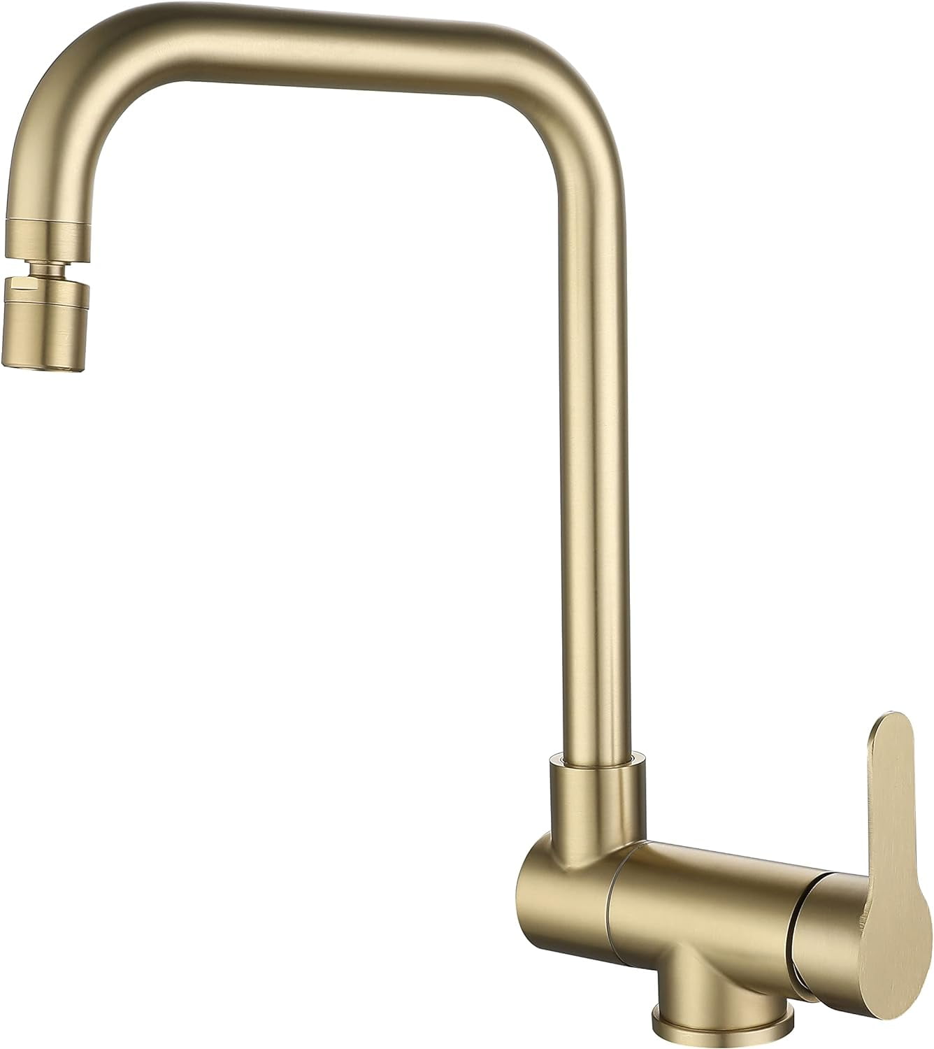 Folding kitchen mixer, brushed gold stainless steel folding kitchen ...