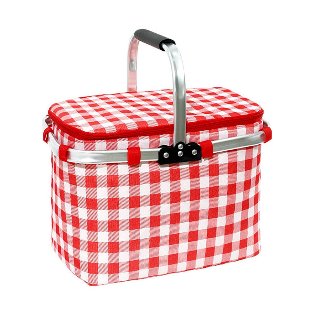 Folding picnic Pack Aluminum Alloy outdoor insulation pack Portable ...