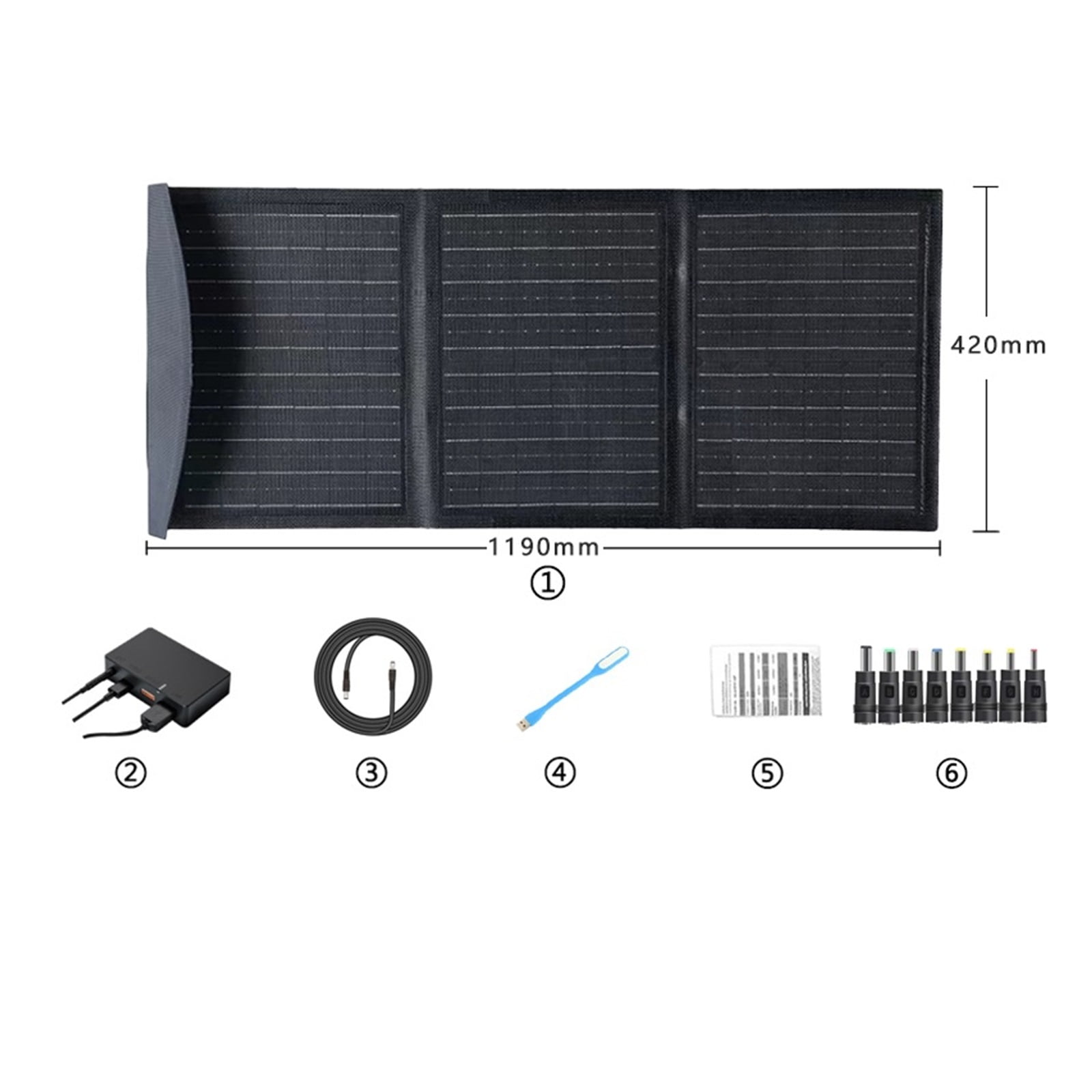 Folding solar panels 18V 60W-120W Portable Flexible Solar Charging ...