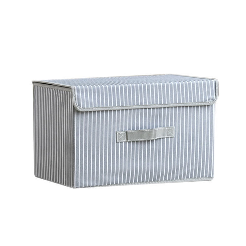 Folding storage box with lid, toy storage box, household wardrobe ...