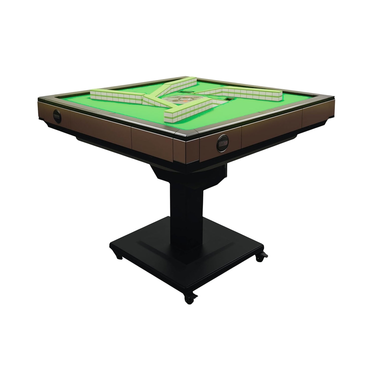 HUANGZHE Automatic Mahjong Table 42mm, Modern Black Design, Suitable ...