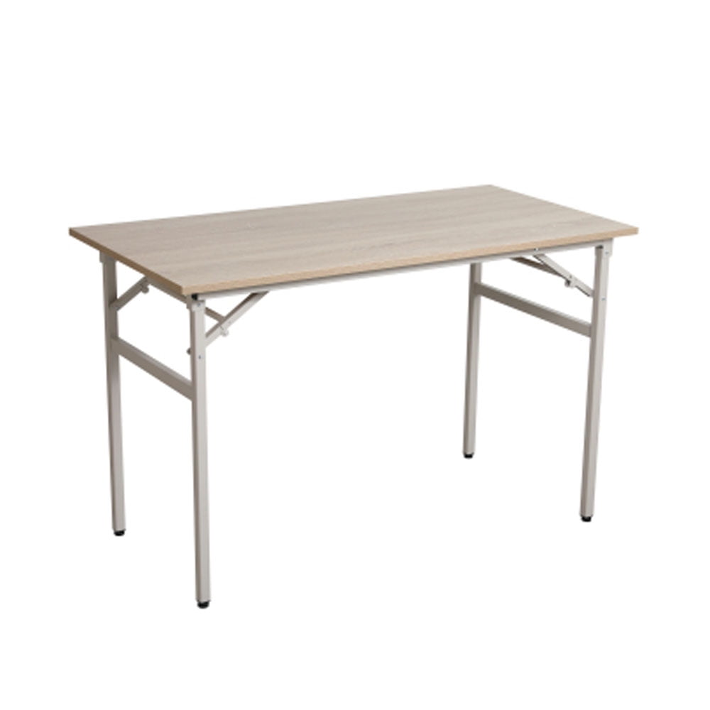 Folding table desk computer Workstation, Beige - Walmart.com