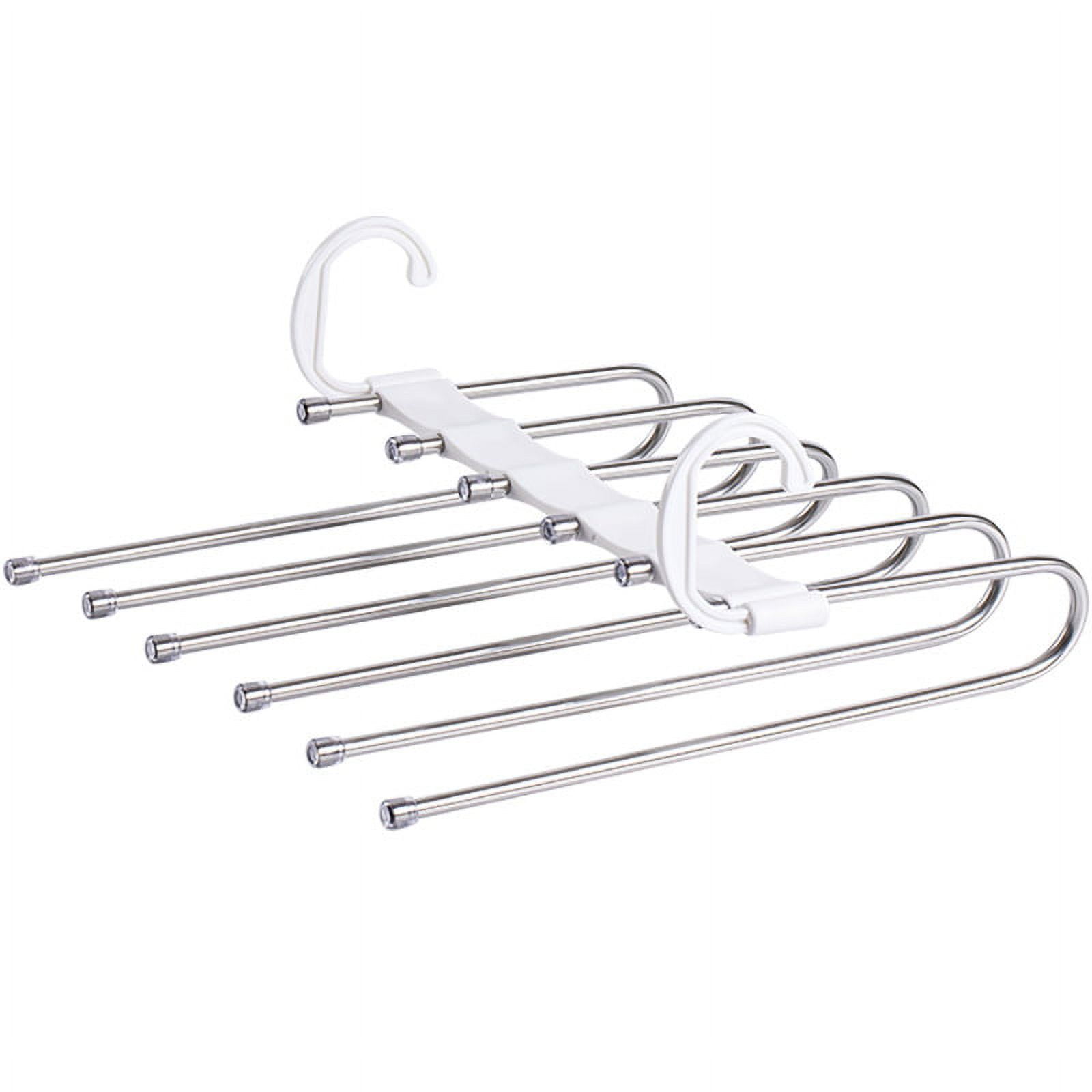 Folding trouser rack multifunctional multi-layer trouser hanger ...