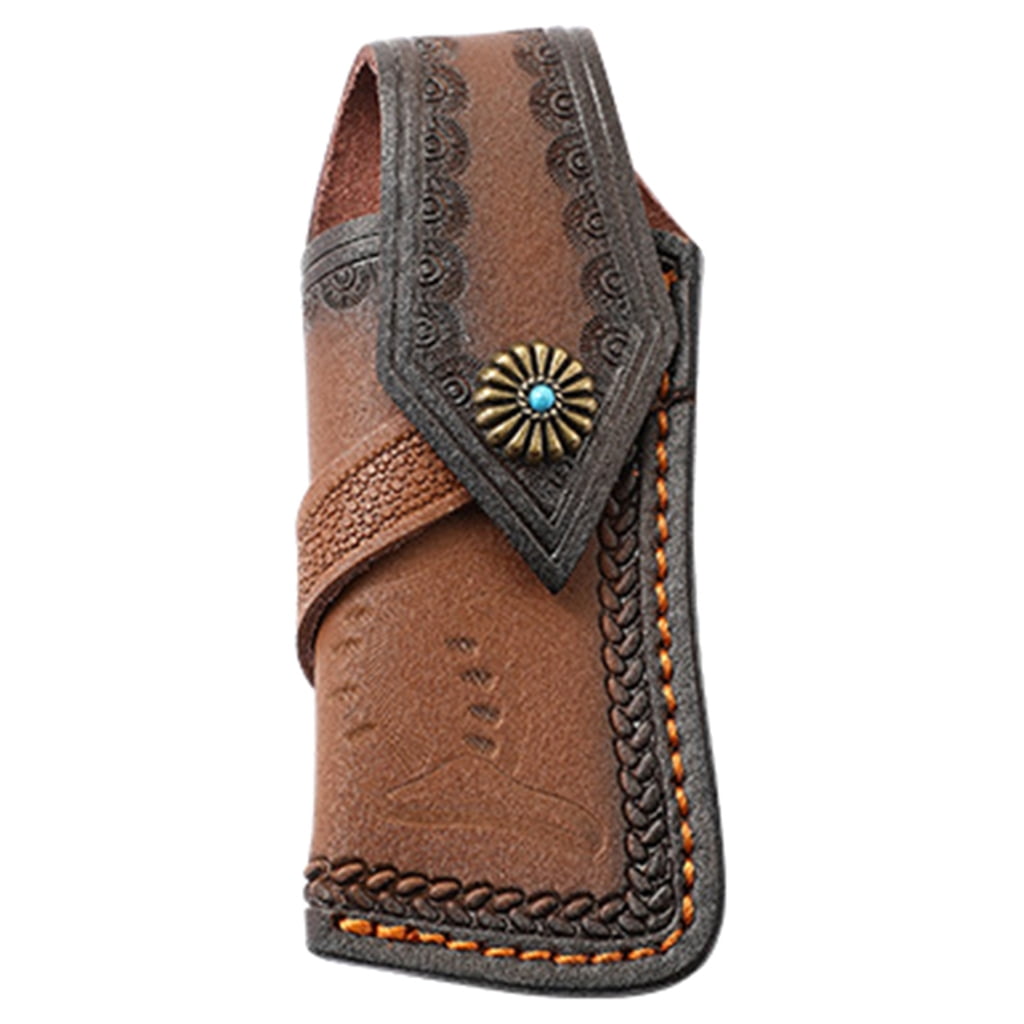 Foldings Knife Holsters Convenient Belt Sheath Leather Knife Case for ...