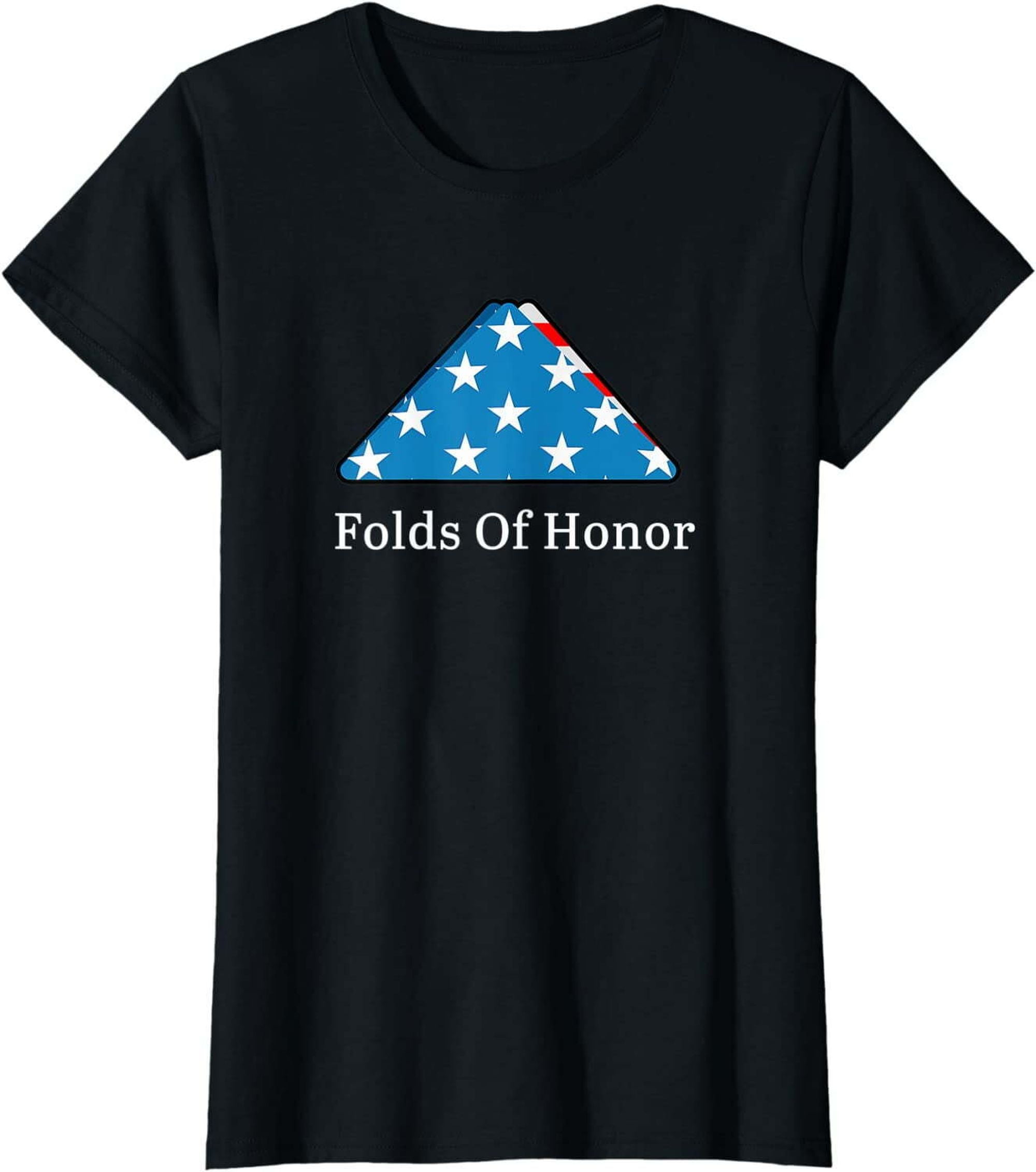 Folds of Fallen First Responders Patriotic T-Shirt - Walmart.com
