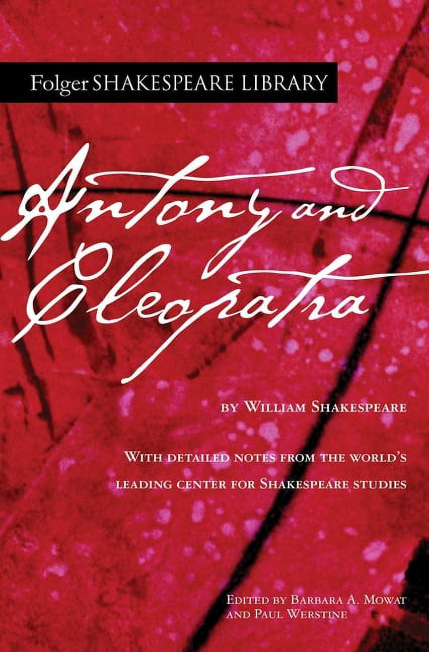 Folger Shakespeare Library Antony and Cleopatra, (Paperback) - Walmart.com