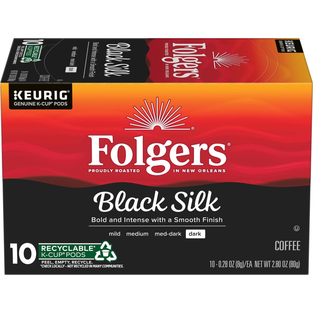 Folgers® Black Silk Coffee K-Cup® Pod Multipack - Walmart.com