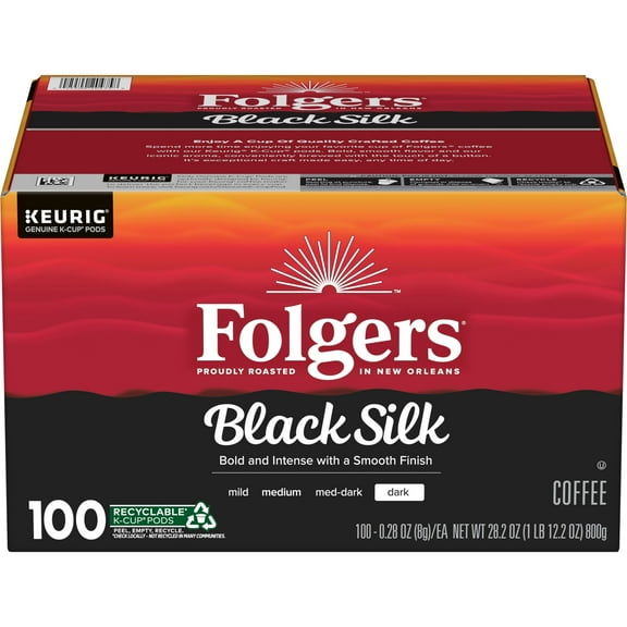 Folgers Black Silk Coffee