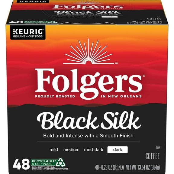 Folgers Black Silk Coffee
