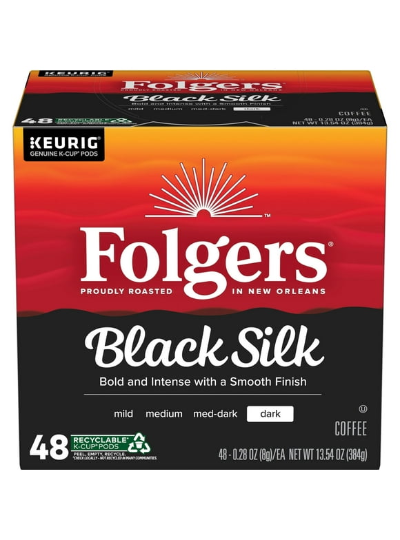 Folgers Black Silk Coffee in Coffee - Walmart.com