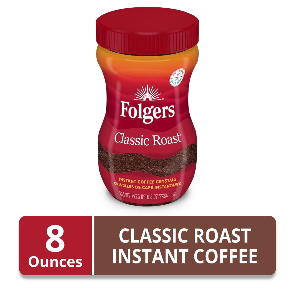Folgers® Classic Roast Instant Coffee - Walmart.com
