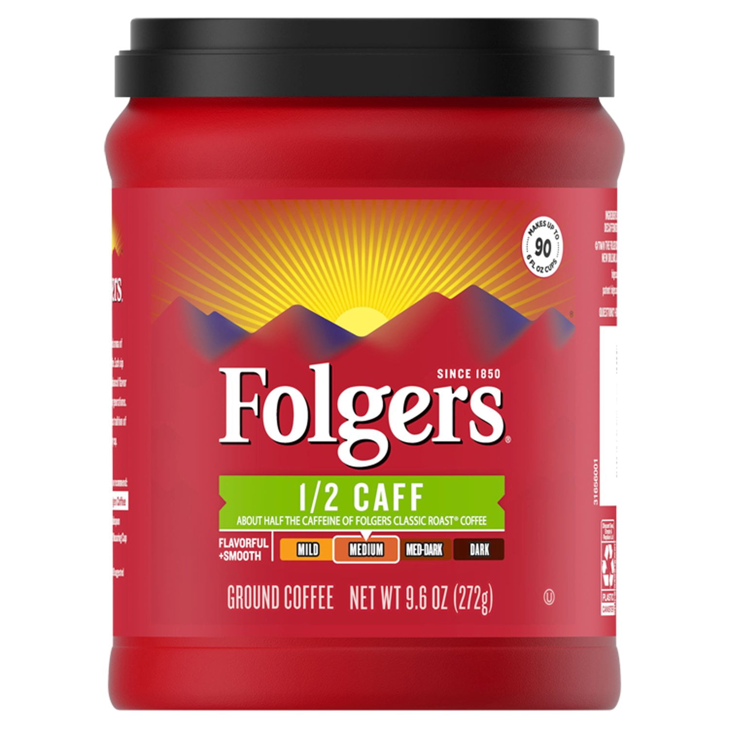 Folgers Half Caffeinated Ground Small Can - Walmart.com