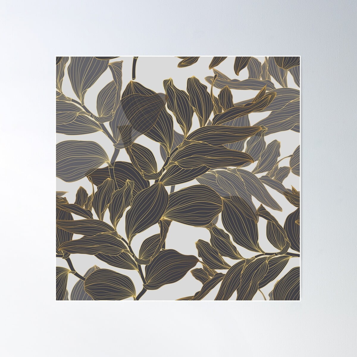 Foliage Seamless Pattern, Plant, Solomon'S Seal (Polygonatum ...