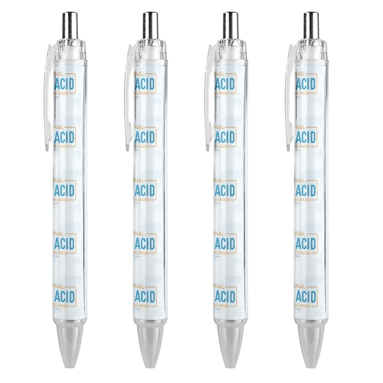 Folic Acid Awareness Week Ballpoint Pen Retractable Pens Black Writing ...