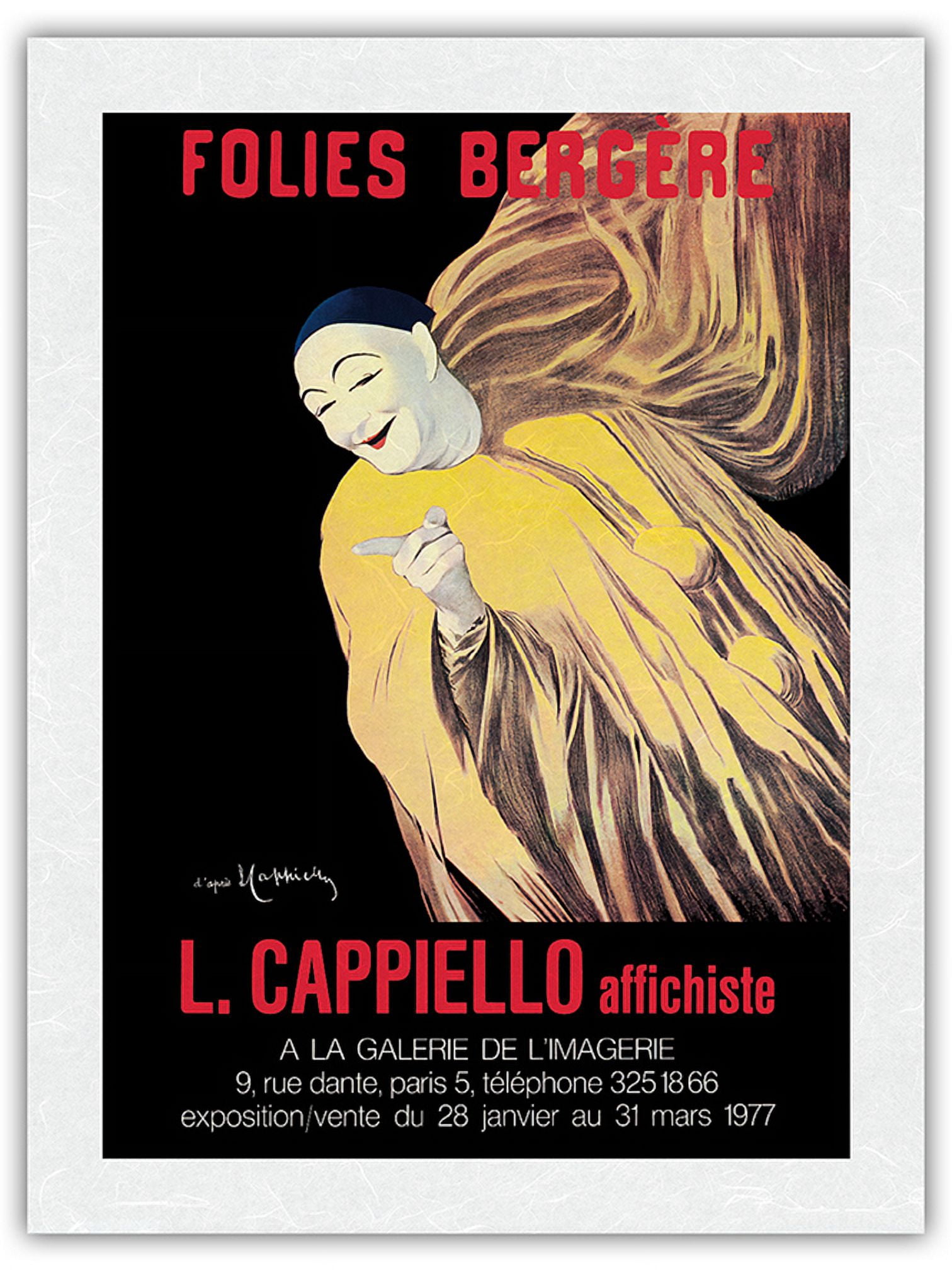 Folies Bergère-Art Exhibition of Leonetto Cappiello Posters-Mime ...