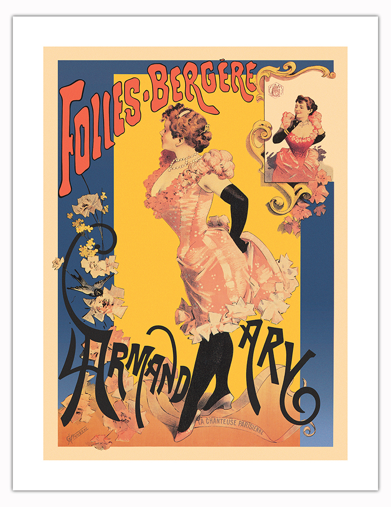The Folies Bergere - Starring Singer Showgirl Armand Ary - Vintage ...