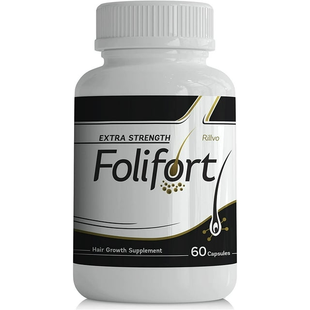 Folifort Extra Strength Hair Growth Supplement | 60 Capsules - Walmart.com