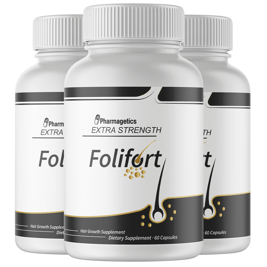 Folifort Hair Growth Supplement - 3 Bottles 180 Capsules - Walmart.com
