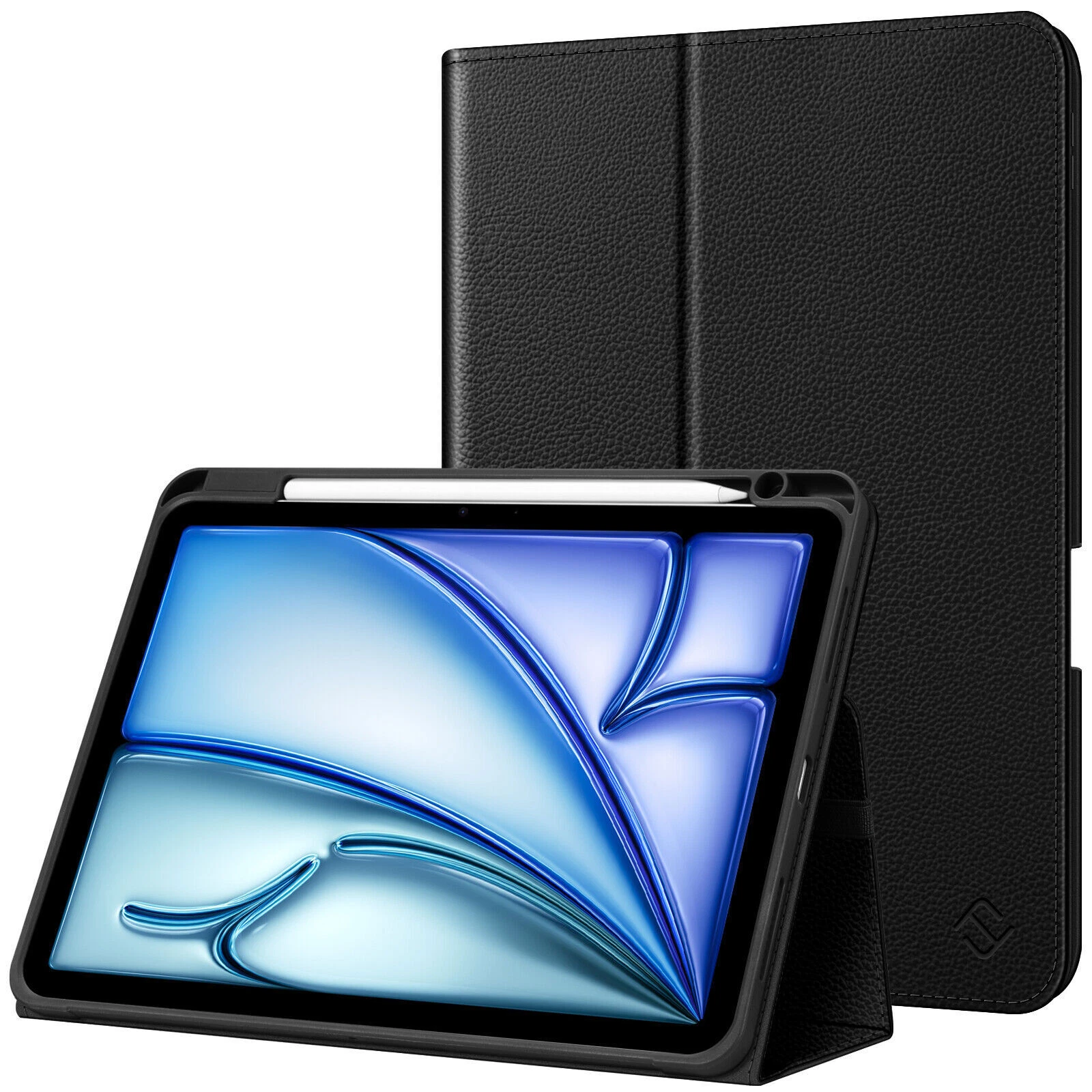 Folio Case For Ipad Air 11-Inch M2 (2025)/ M2 (2024) Stand Cover Pencil ...