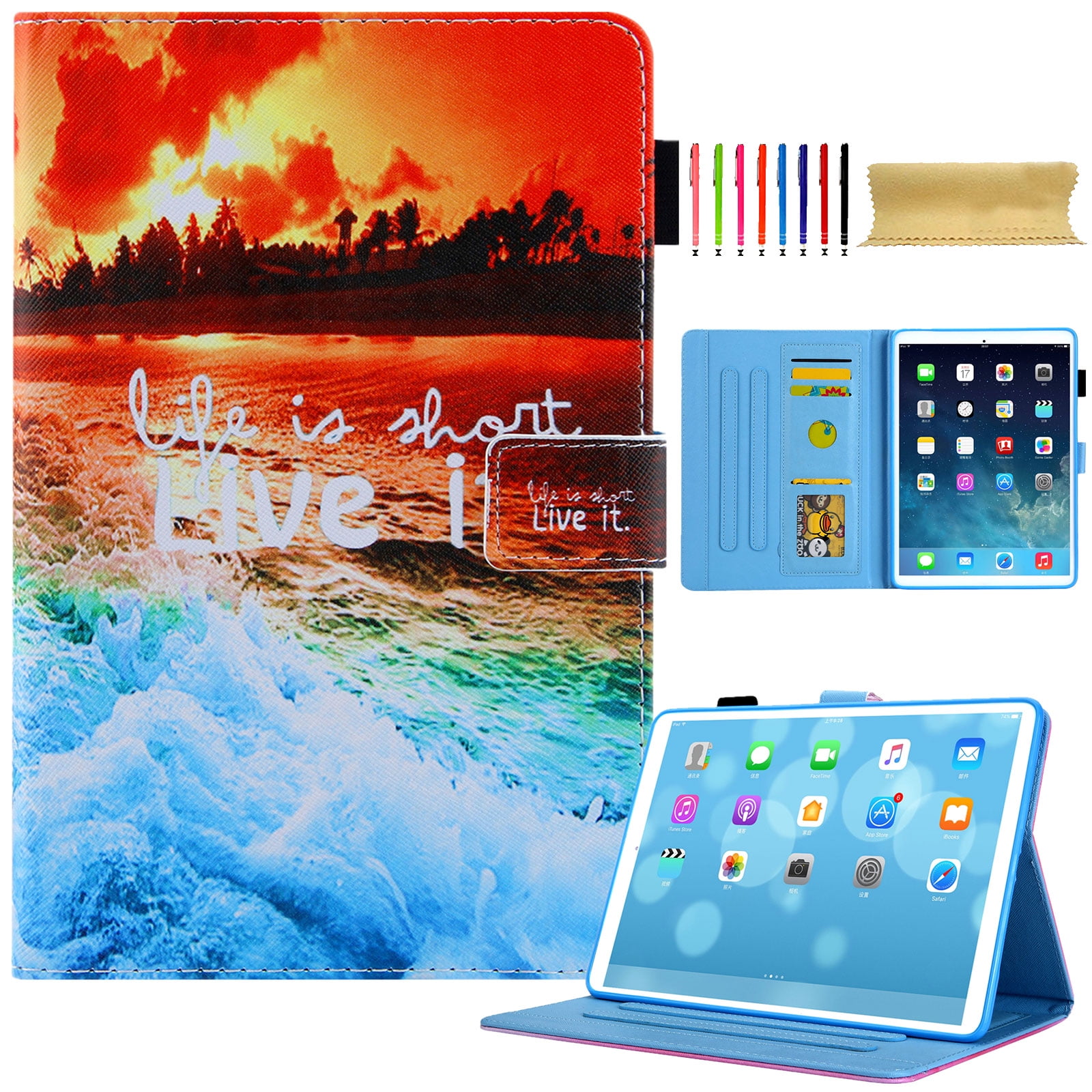 Folio Case for ipad 10th Generation 2022, PU Leather Folio Smart Stand ...
