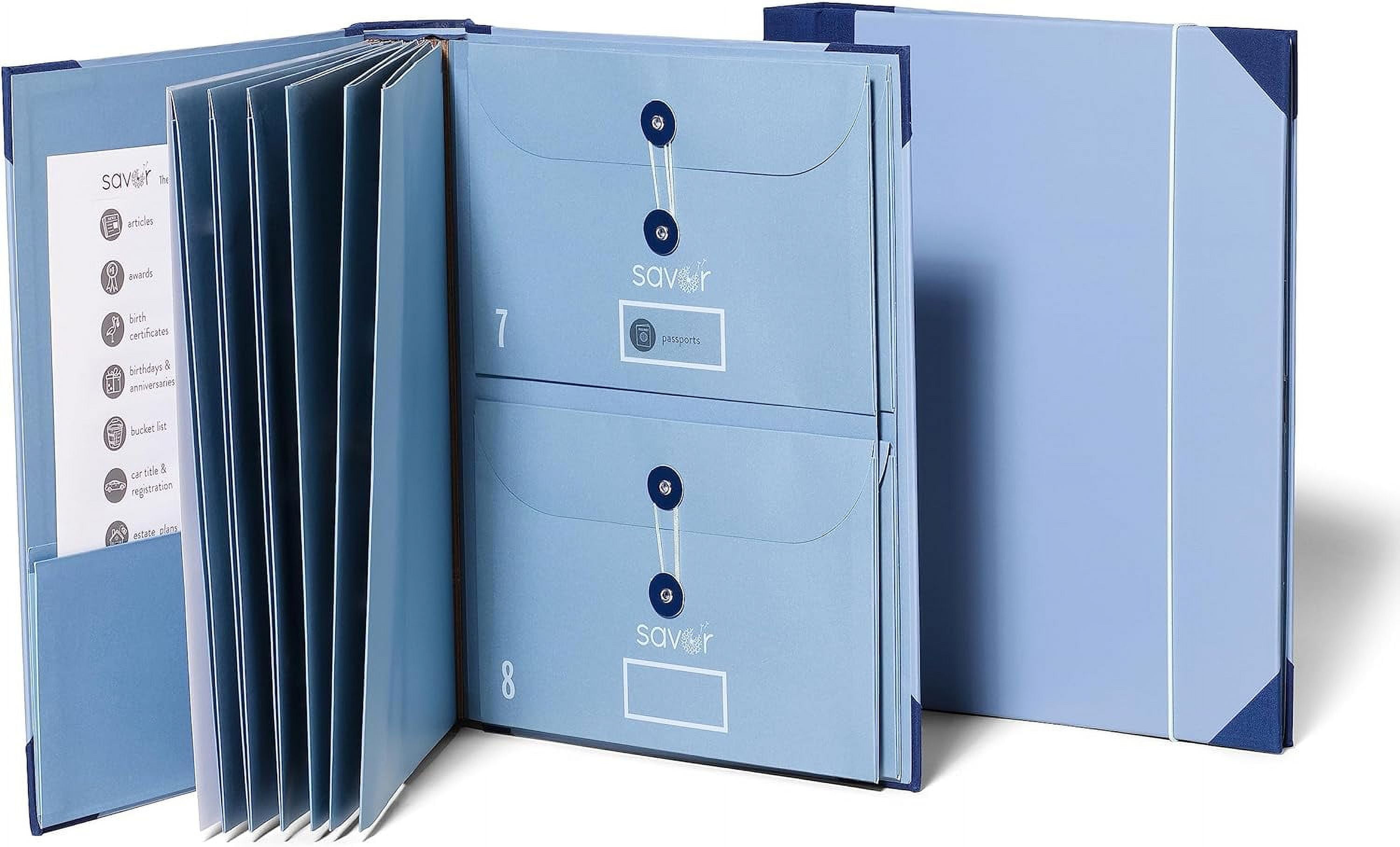 Folio Document Organizer | Custom Dyed Cloth Bound Expanding File ...