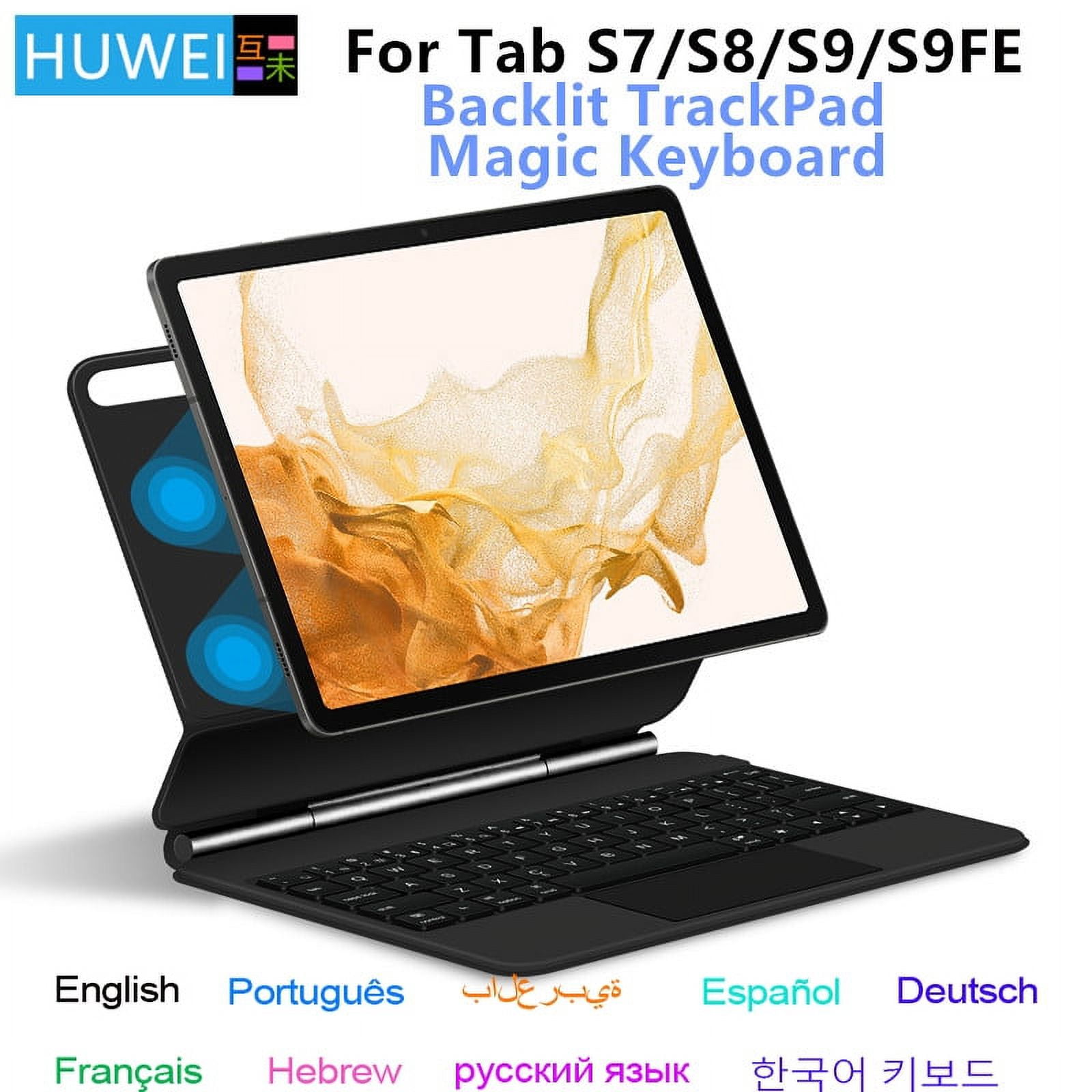Folio Magic Keyboard for Samsung Galaxy Tab S7 S8 S9 11 inch for Tab S9 ...