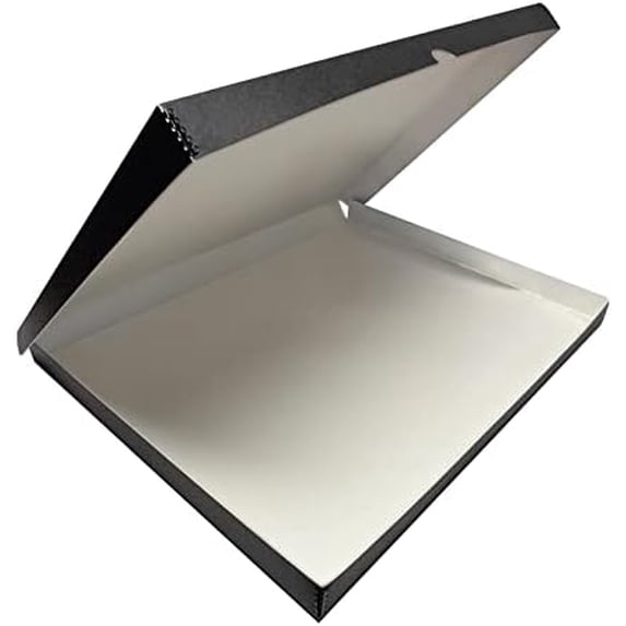 Folio Storage Box, Clamshell Design with Metal Edge. 18.5x24.5x1.75 ...