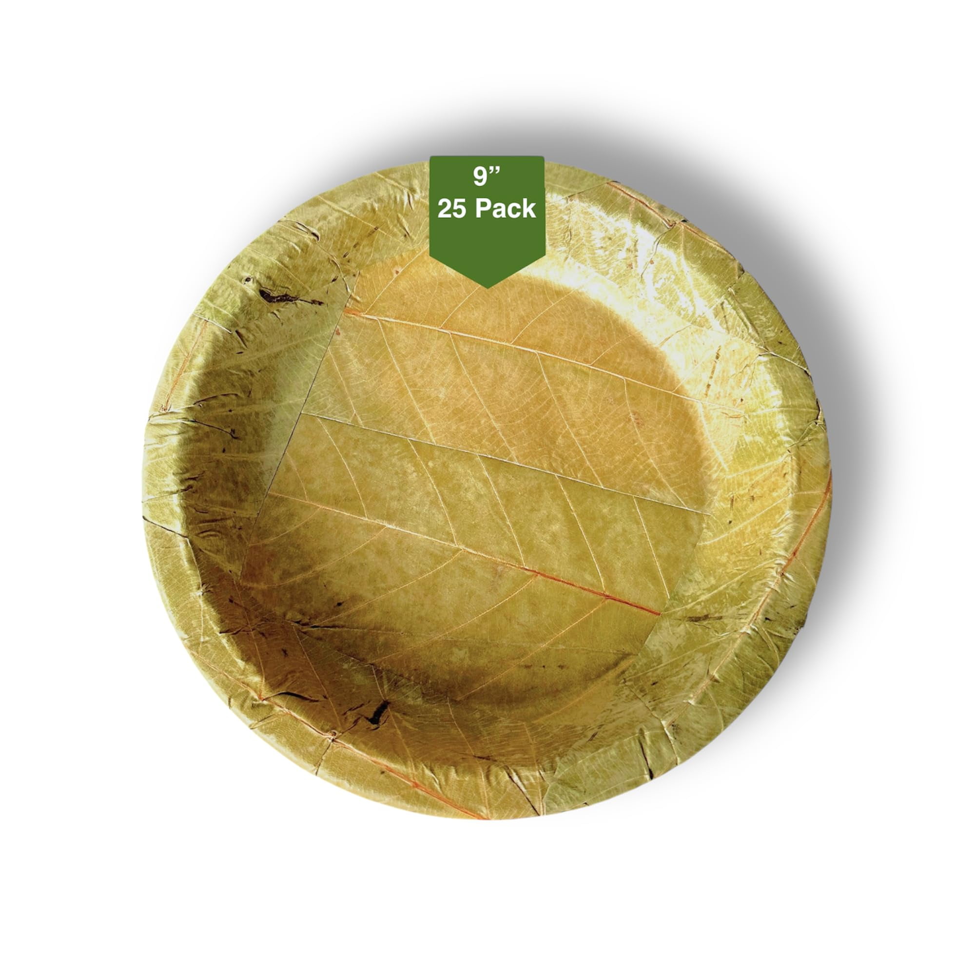 Foliumware Single Use Sal Leaf Plates AFN1(9 inch, 25/pack) | Zero ...
