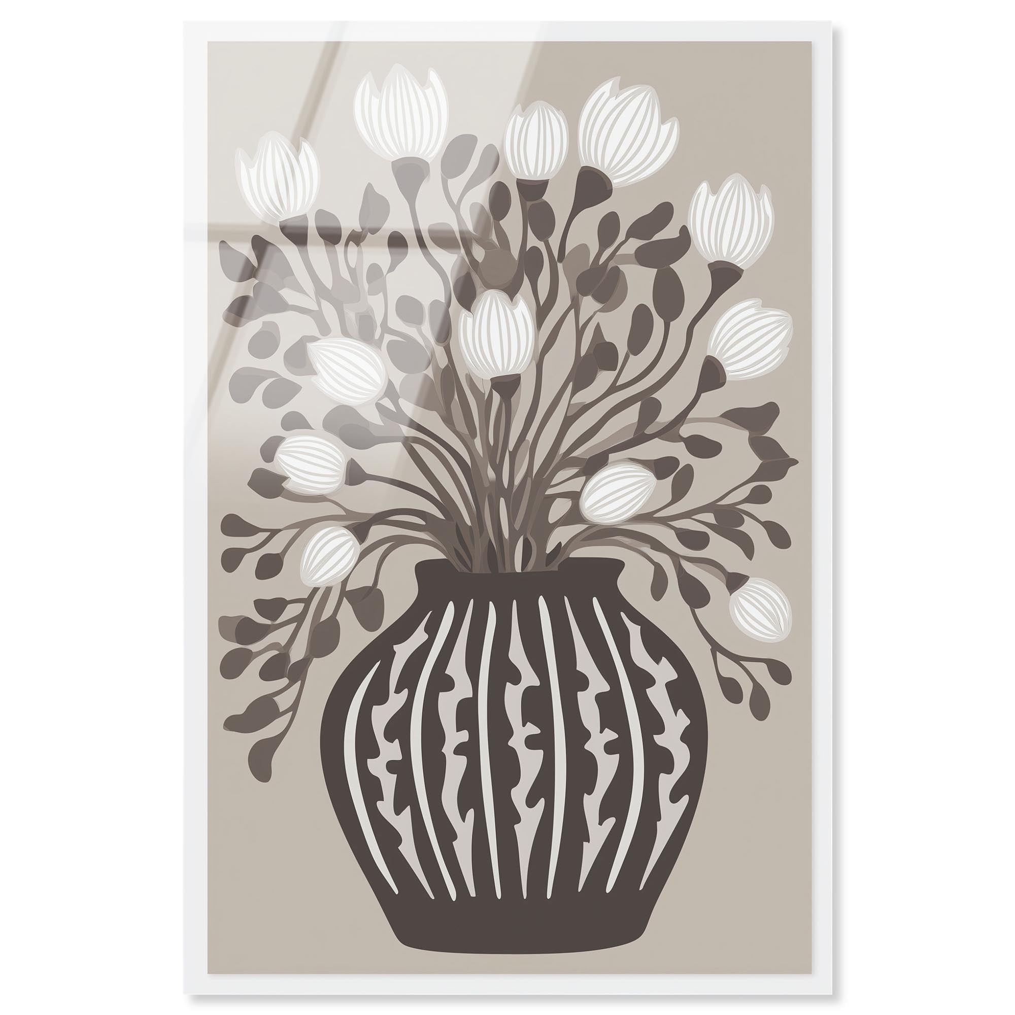 Folk Art Floral I Acrylic Print Vintage Floral Art by Art Remedy, Ready ...