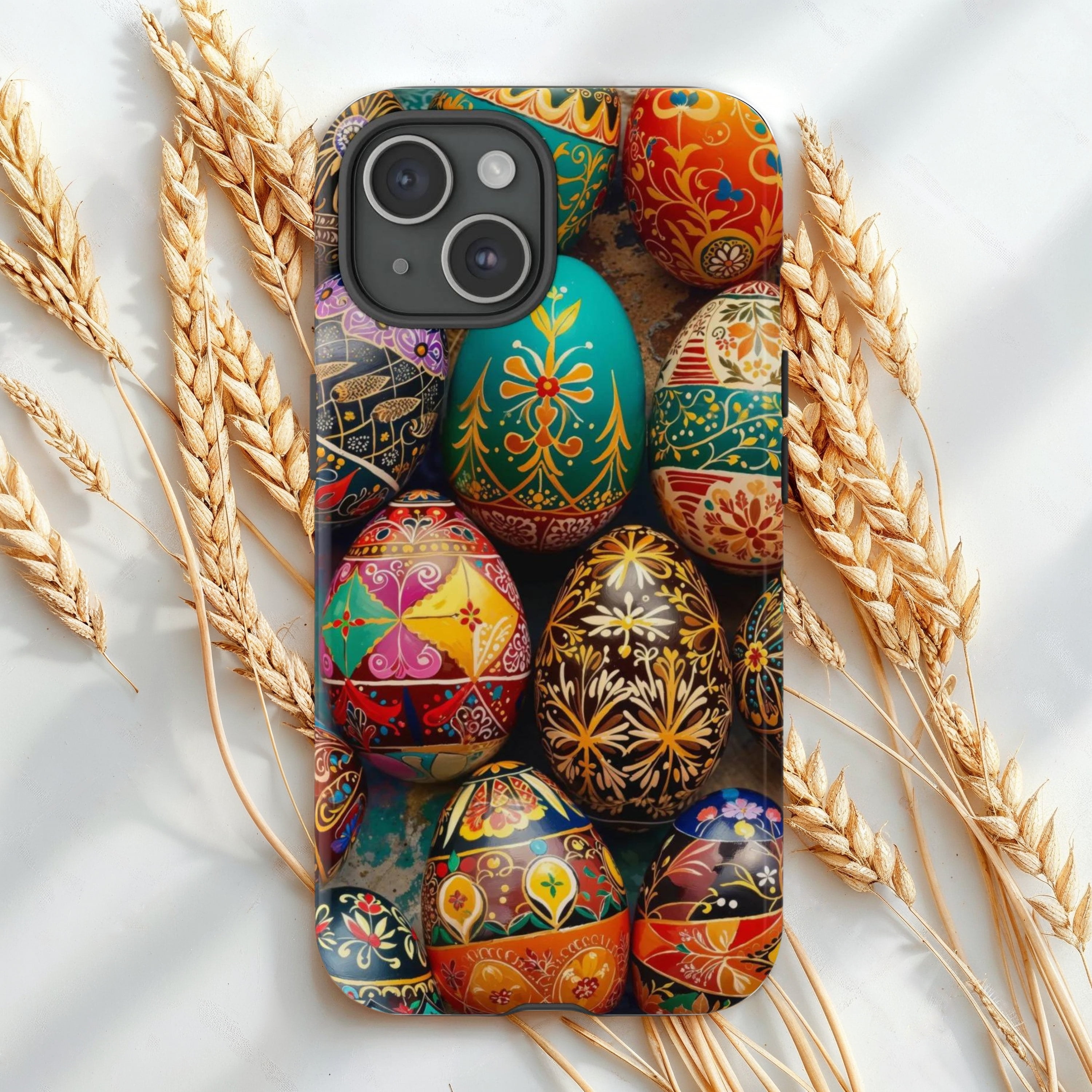 Folk Art Pysanka Easter Inspired Pattern Phone Case 17 through 11 Pro ...
