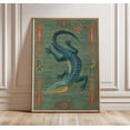 Folk Crocodile Tribal Pattern Poster Unframed Paper Print - Walmart.com