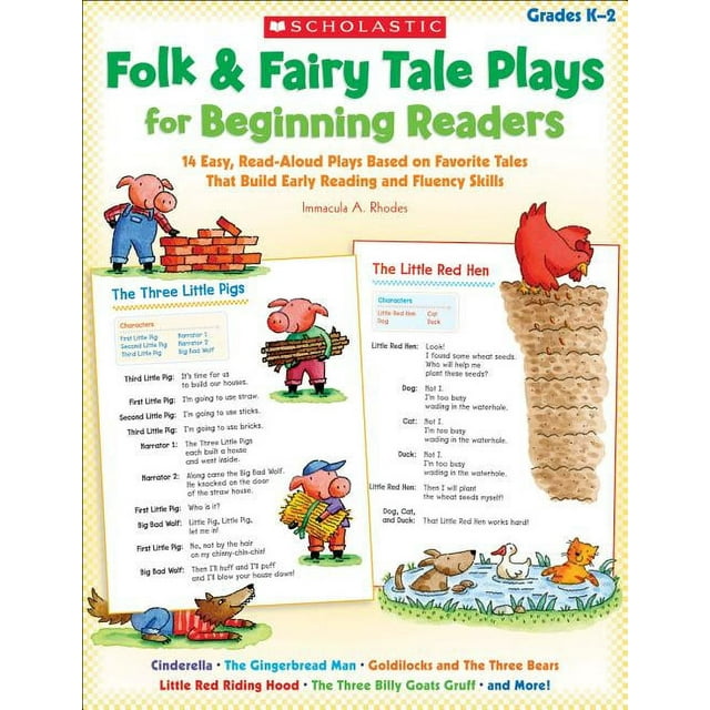 Folk & Fairy Tale Plays for Beginning Readers: 14 Readers Theater Plays ...
