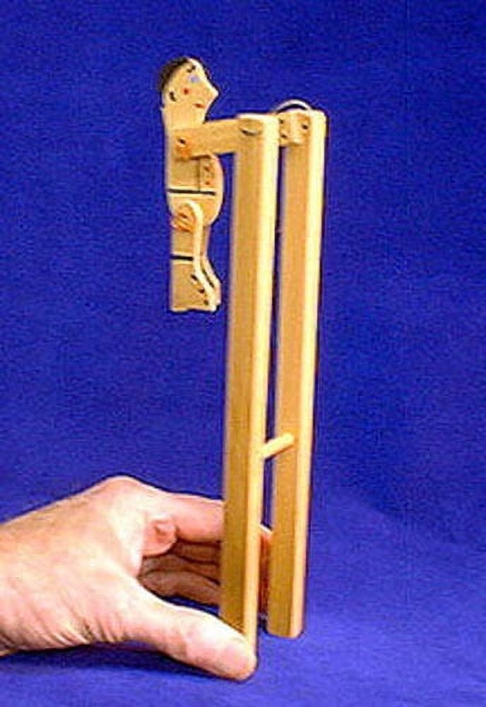 Folk Toys Wood Flap Jack Agile Acrobat Does Tricks Classic Wooden Toy ...