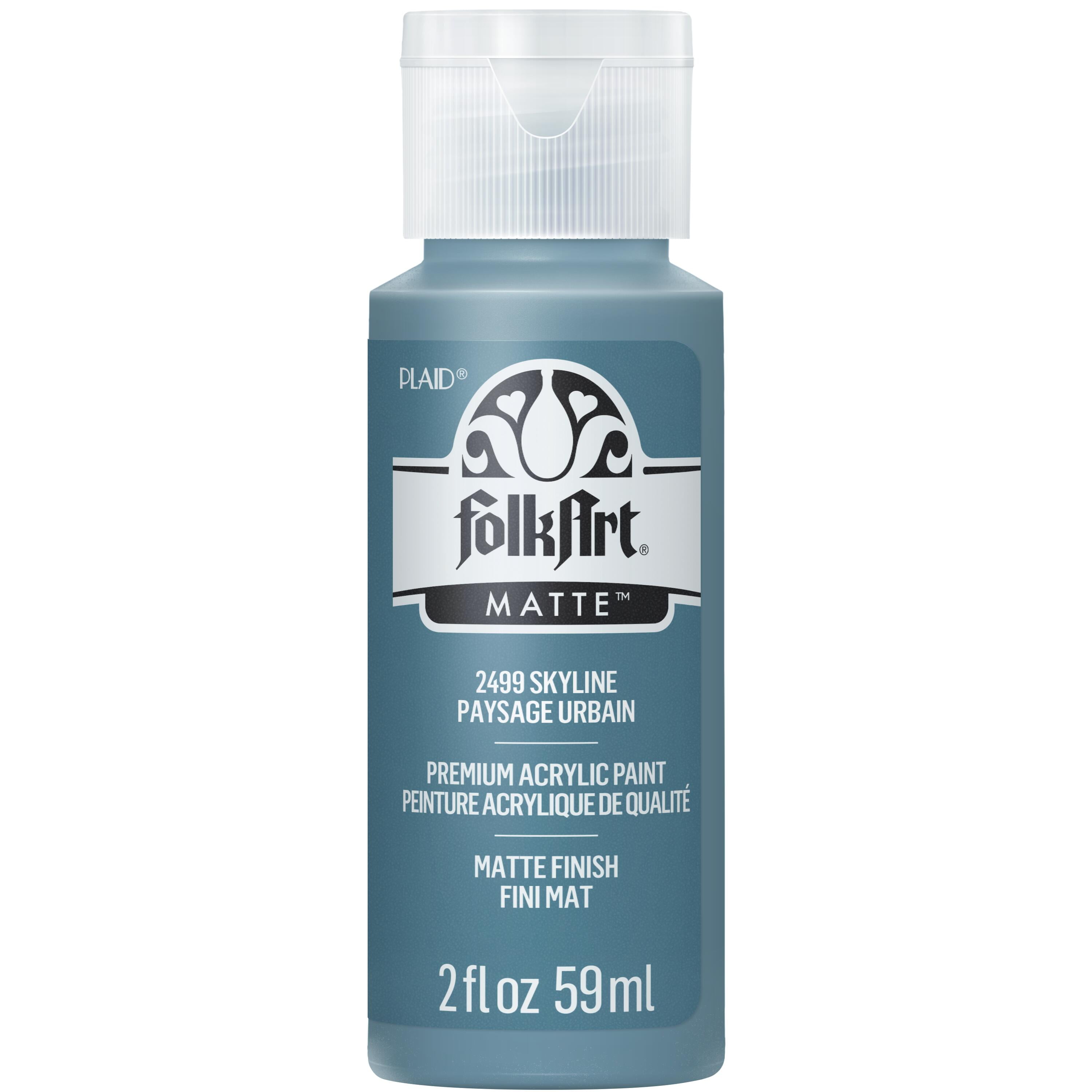 FolkArt Acrylic Craft Paint, Matte Finish, Skyline, 2 fl oz - Walmart.com