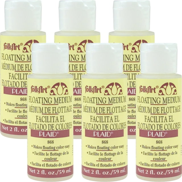 FolkArt Floating Medium 2oz-Multipack Of 6 - Walmart.com