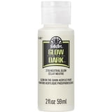FolkArt Glow-in-the-Dark Acrylic Paint Matte Finish Neutral 2 fl oz for ...