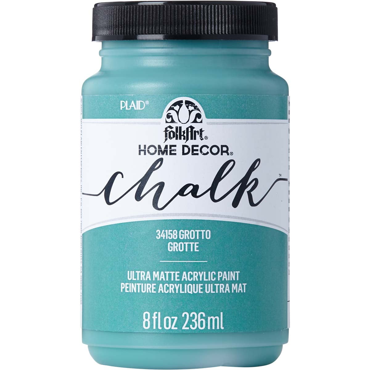 FolkArt Home Décor Chalk Acrylic Craft Paint, Grotto, Ultra Matte ...