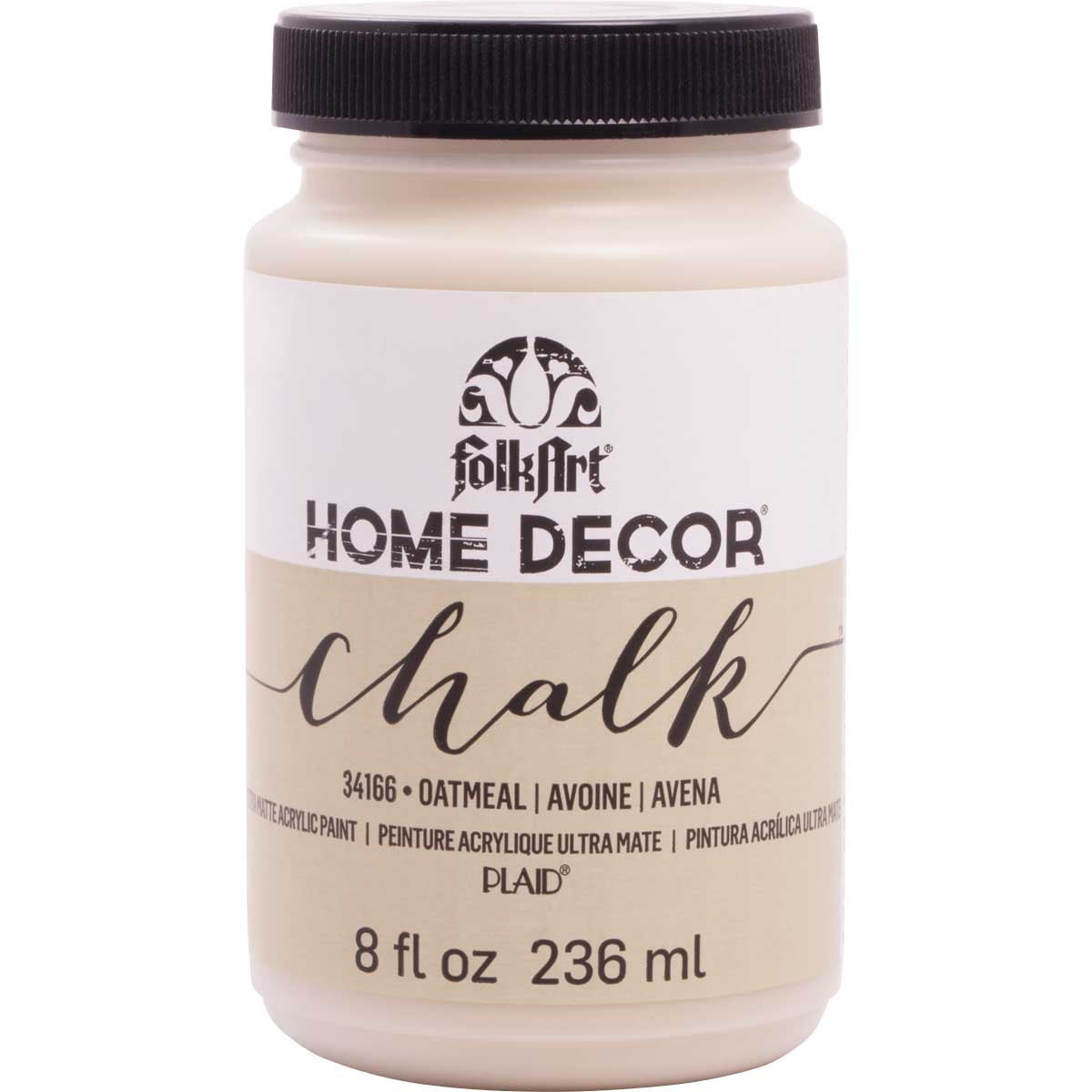 FolkArt Home Décor Chalk Acrylic Craft Paint, Oatmeal, Ultra Matte ...