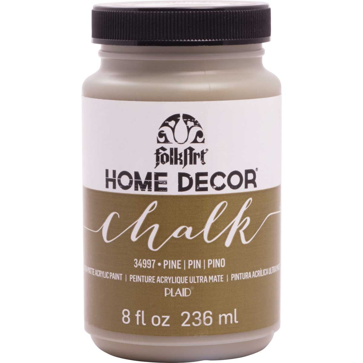 FolkArt Home Décor Chalk Acrylic Craft Paint, Pine, Ultra Matte Finish ...