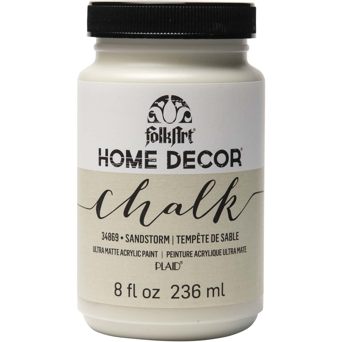 FolkArt Home Décor Chalk Acrylic Craft Paint, Sandstorm, Ultra Matte ...
