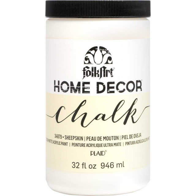 FolkArt Home Décor Chalk Acrylic Craft Paint, Sheepskin, Ultra Matte ...