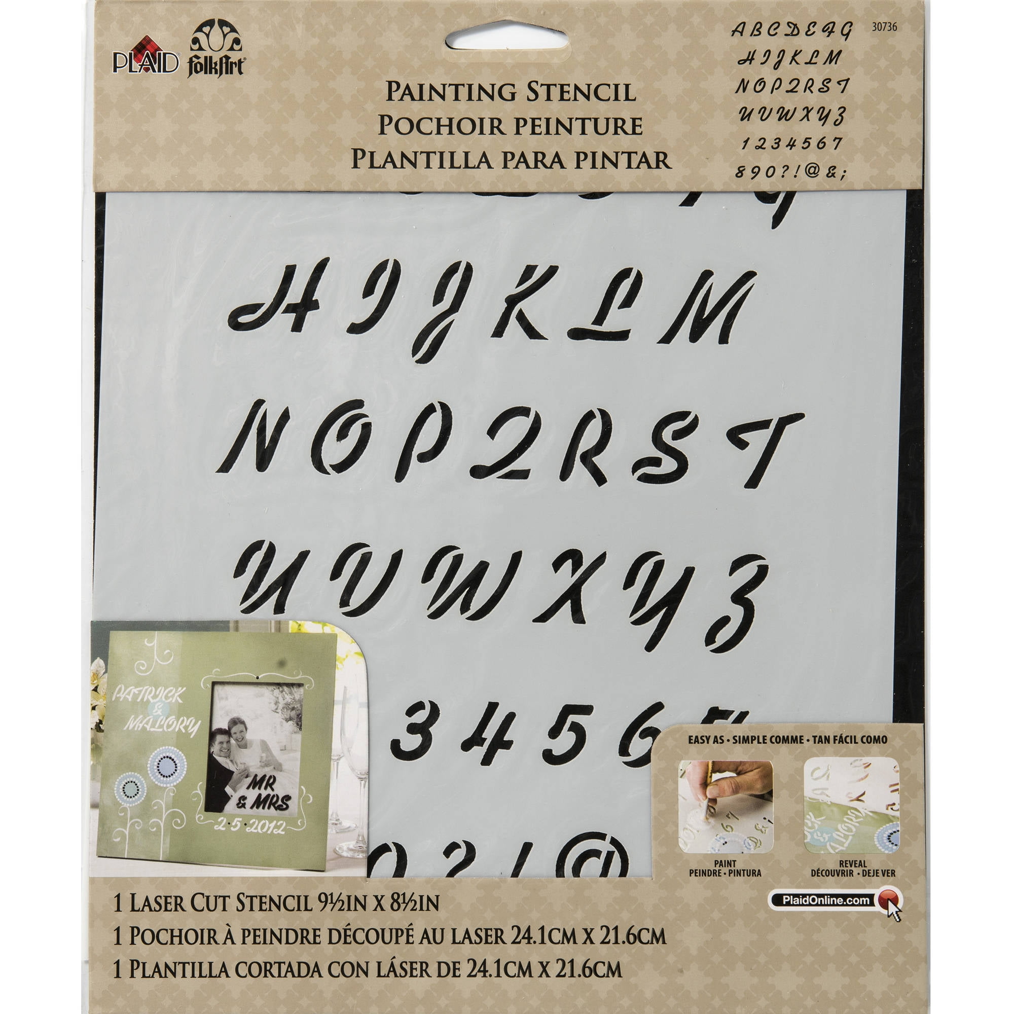 FolkArt Painting Stencils by Plaid - Walmart.com