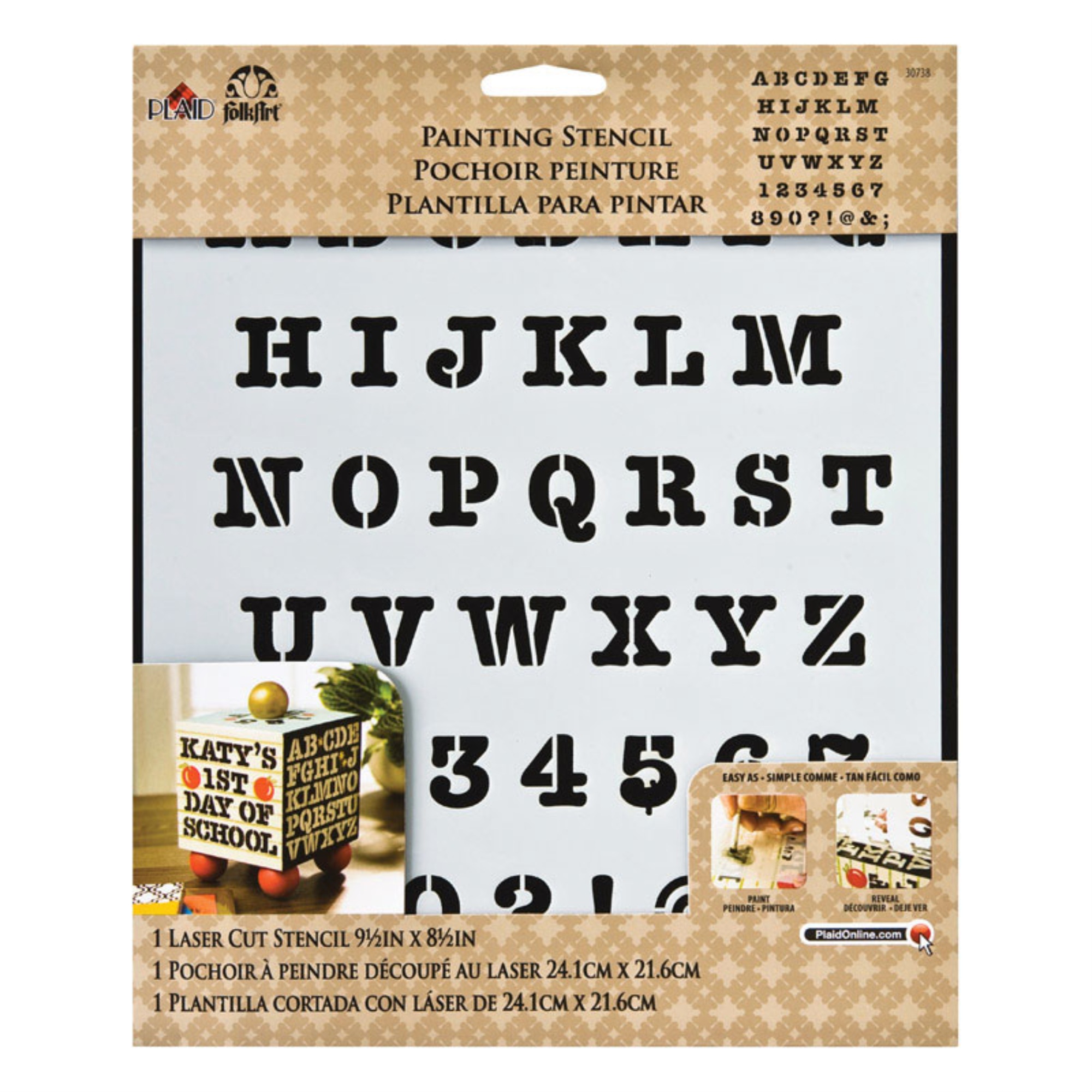 FolkArt Painting Stencils by Plaid - Walmart.com