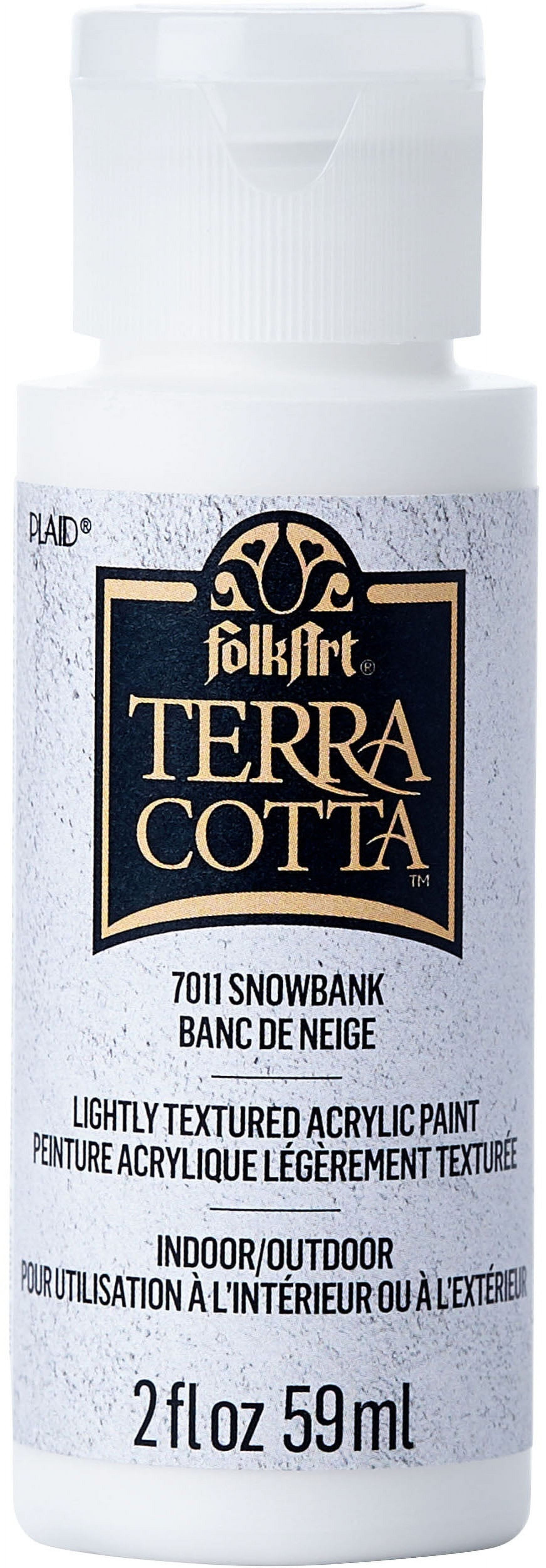 FolkArt Terra Cotta Acrylic Paint 2oz-Snowbank - Walmart.com